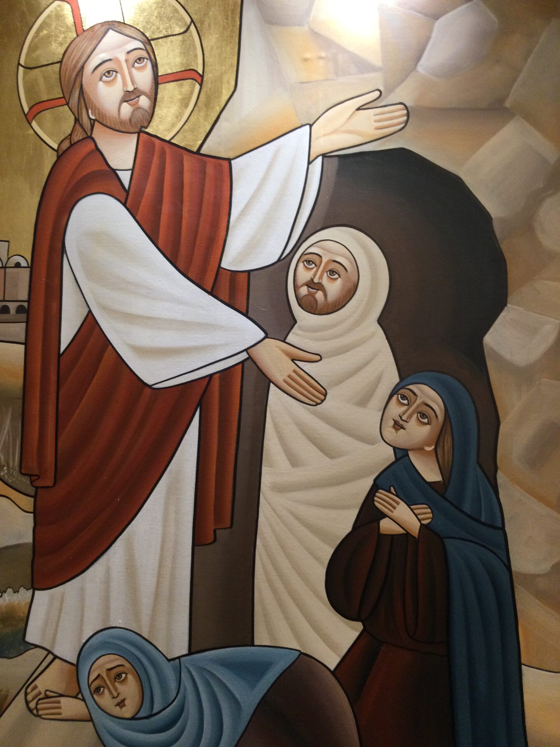 Lazarus Raised from the Dead Icon | St. Antonius Coptic Orthodox Church